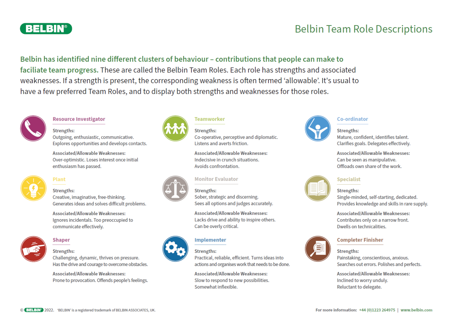 Belbin Downloads for Effective Team Management